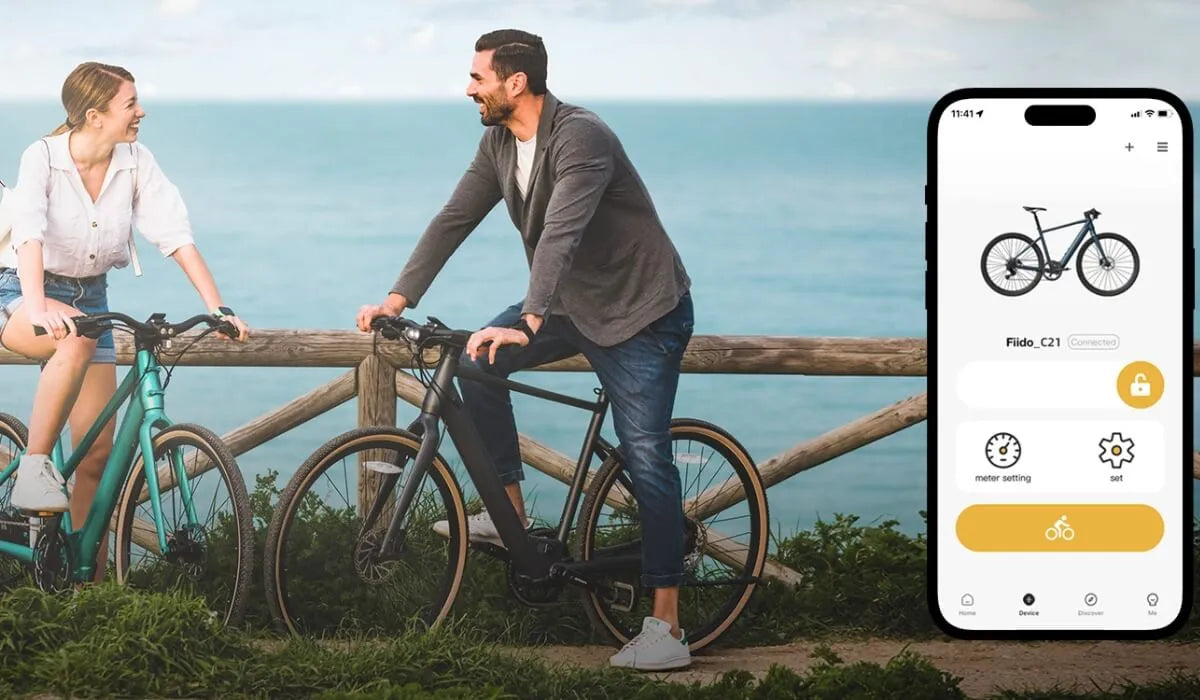 Where is Bluetooth on an electric bike?